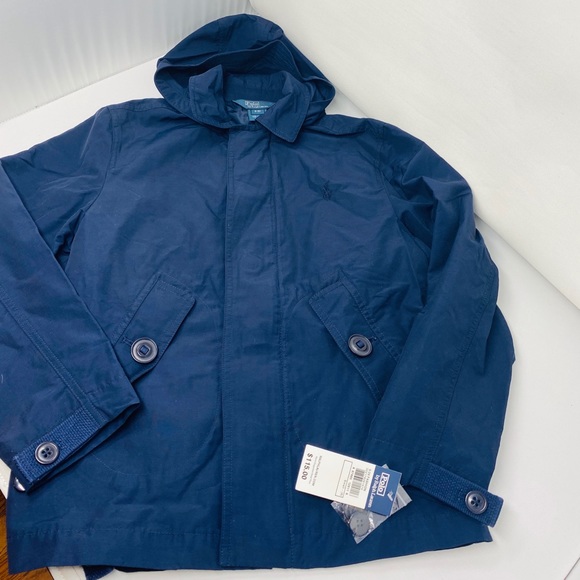 Polo Ralph Lauren | Jackets & Coats | Polo Ralph Laurennavy Hooded Rain ...